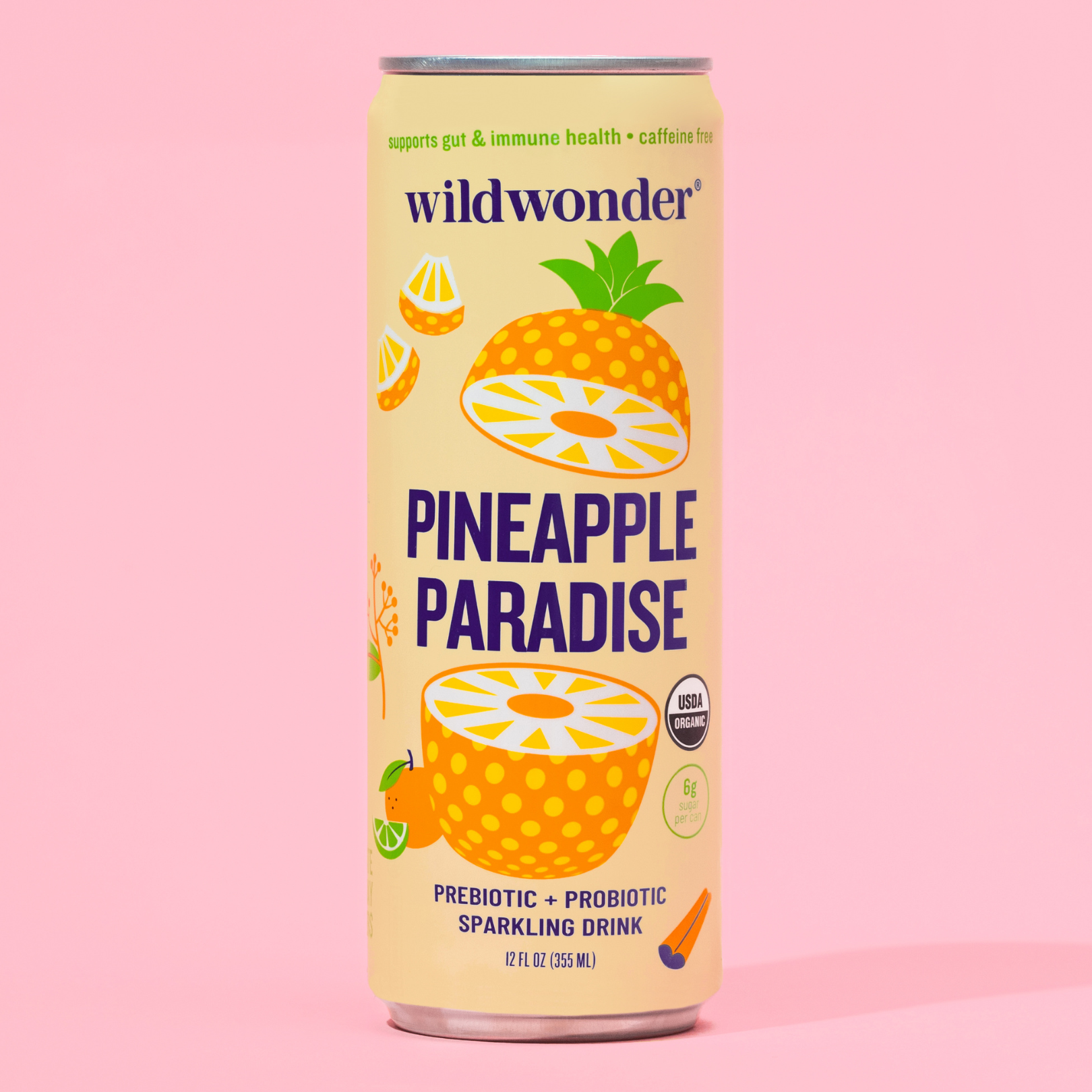 Pineapple Paradise Prebiotic Probiotic Sparkling Drink – wildwonder